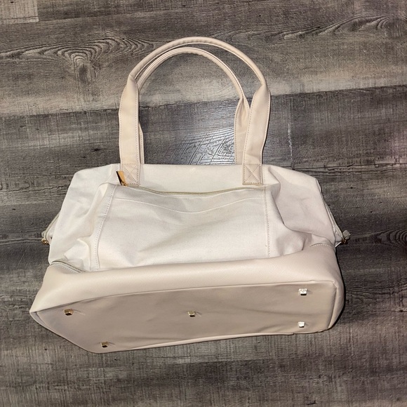 Bags | Cream Weekender Bag Brand New | Poshmark